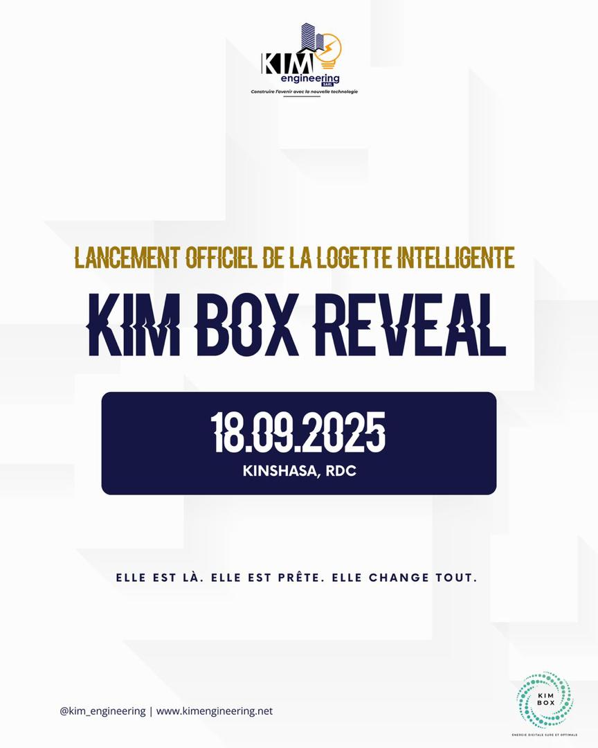 KIM BOX : La logette intelligente Made in Congo sera officiellement ...